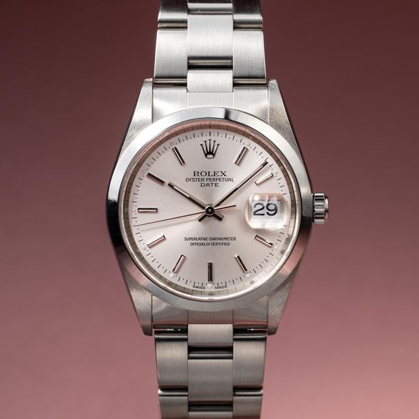 FS: 2000 Rolex Date 15200 Silver Dial | WatchCharts Marketplace