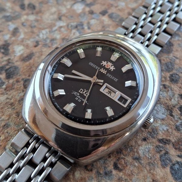 Orient AAA Deluxe DXO Racer 23 Jewels Automatic Kanji 1969 ...