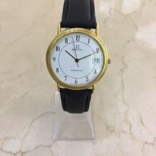 Zenith Cosmopolitan Gold Plated Quartz Watch | WatchCharts Marketplace