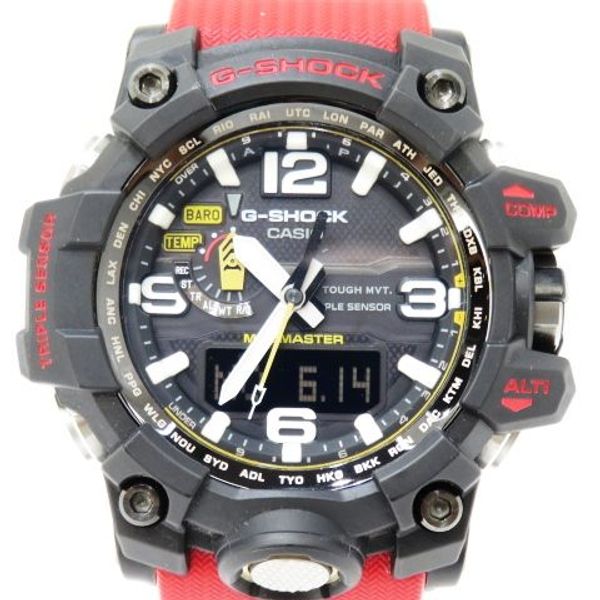 CASIO Casio G-SHOCK MUDMASTER Mad Master GWG-1000-1A3JF Radio Solar Red ...