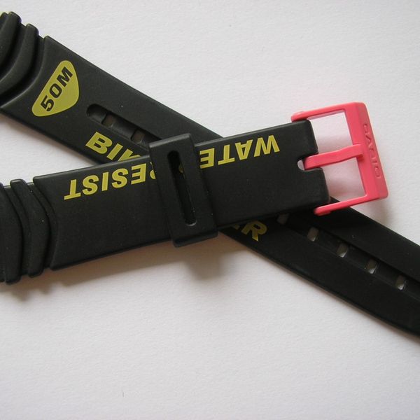 N.O.S. NEW CASIO TM-14, TM-14J-4VZ VINTAGE DIGITAL WATCH STRAP, STRAP ...