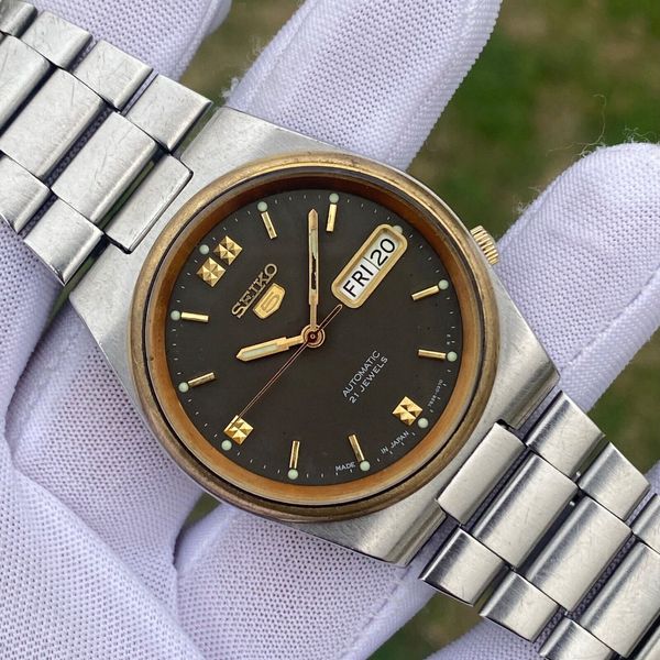 Vintage Seiko 5 Automatic 21Jewels Beautiful Dial Japan Made Men Watch 7S26-3130 | WatchCharts ...