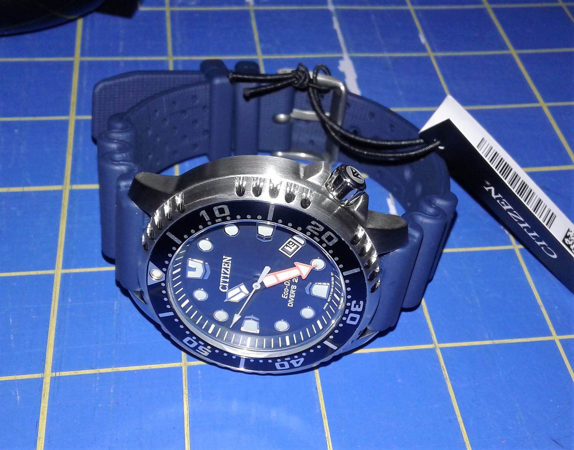 FS: Citizen ProMaster Eco-Drive BN0151-09L Blue Diver, Full Kit w ...