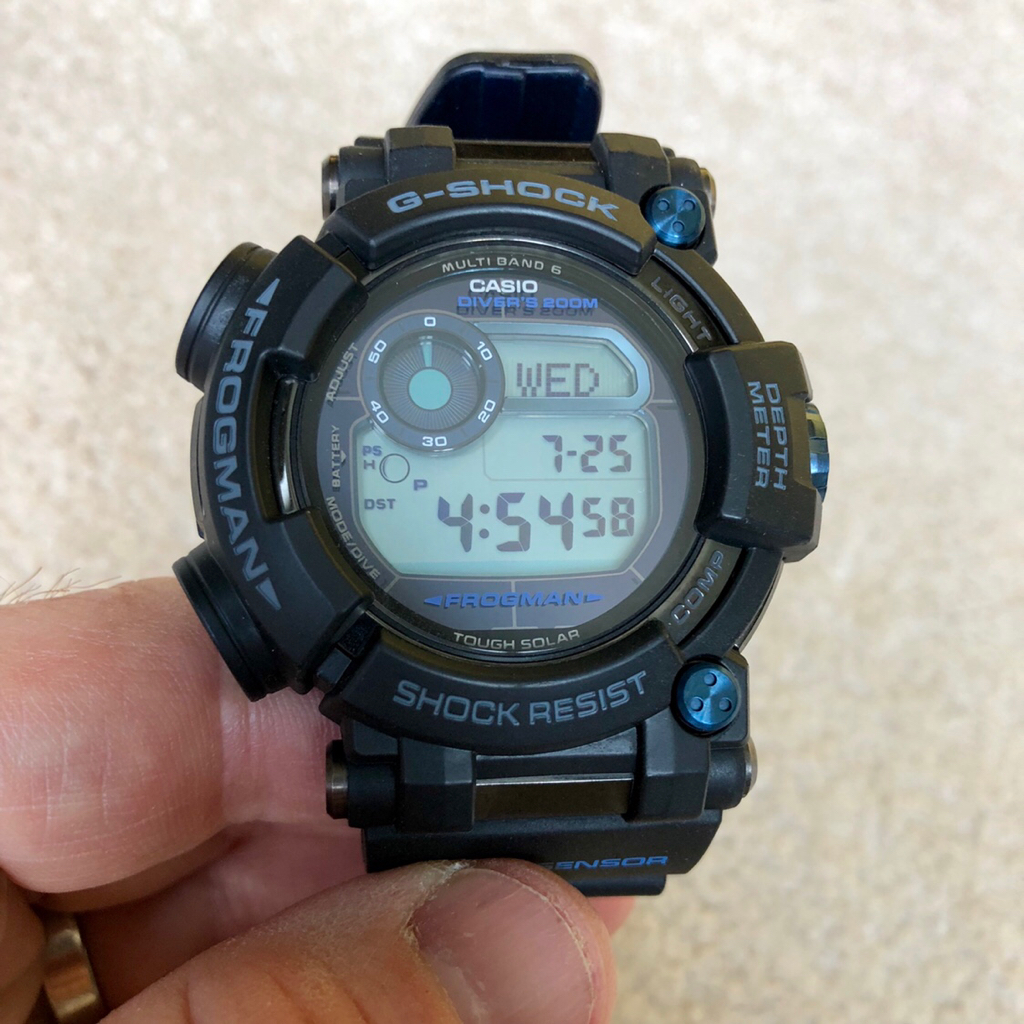 Casio Frogman GWF-D1000 blue | WatchCharts Marketplace