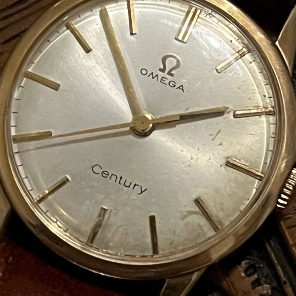 Vintage 1963 Omega Century manual wind watch gold plated Cal.286 ...