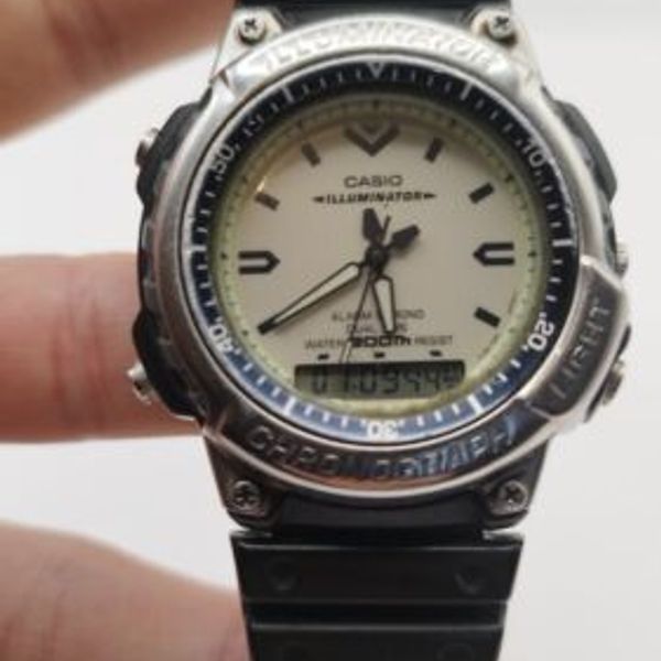 Vintage Casio AD-300 Chronograph 200m Casio Divers Watch Parts!!Or ...
