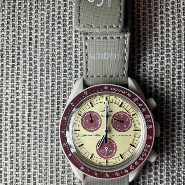 OMEGA x Swatch Speedmaster Mission to pluto Light Cool Grey Men's Watch ...