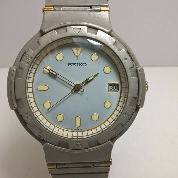 Very Rare Seiko Giugiaro Design 5H22-6A30 Industrial Shroud Diver; Orig ...