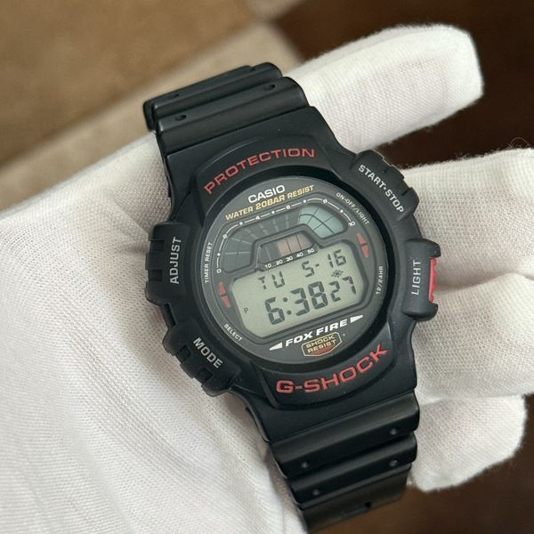 Vintage Casio G Shock DW-8700-1 Fox Fire Menâ s Digital Sports Watch ...