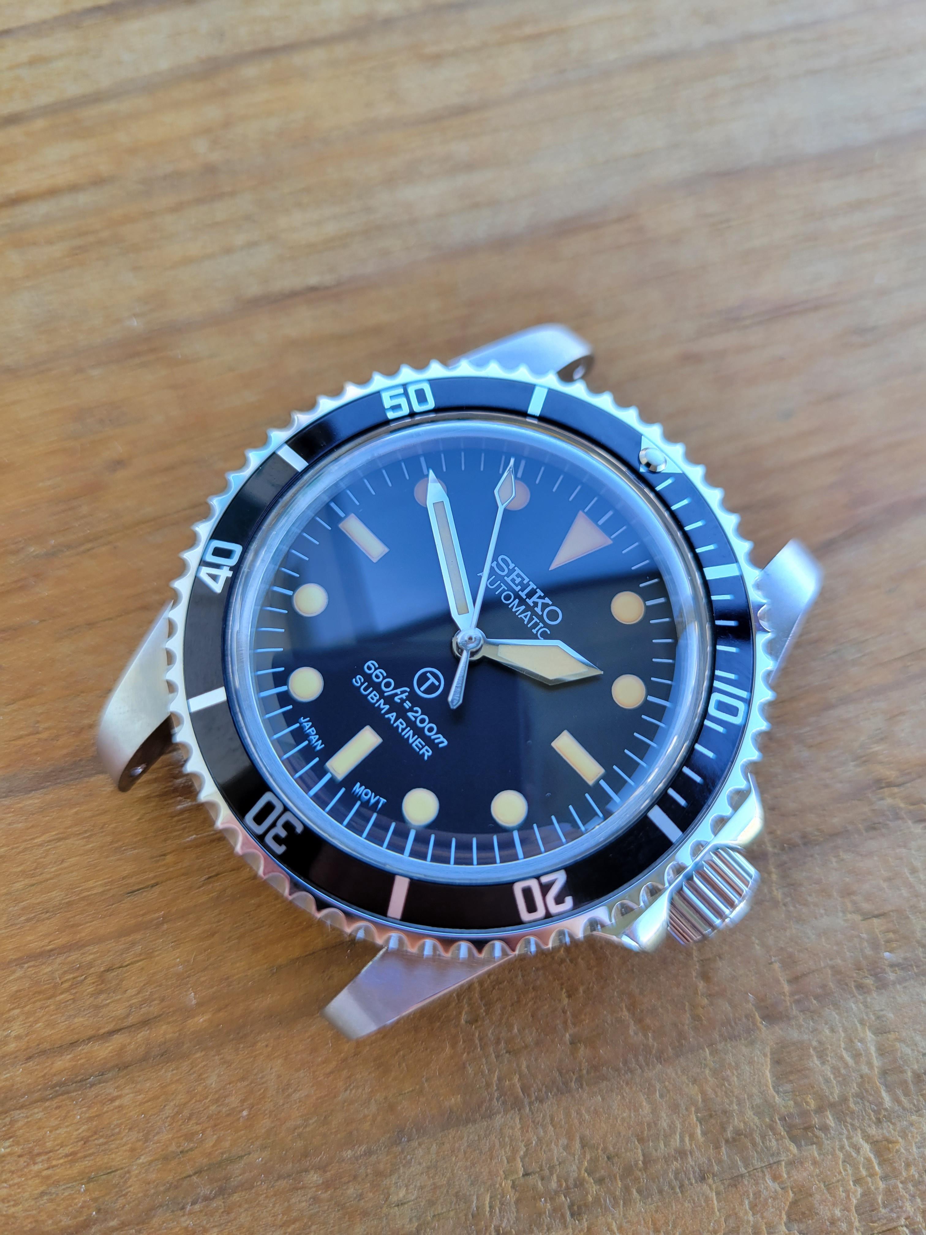 [WTS] Vintage style Seiko Sub fantasy build - homage to the iconic ...