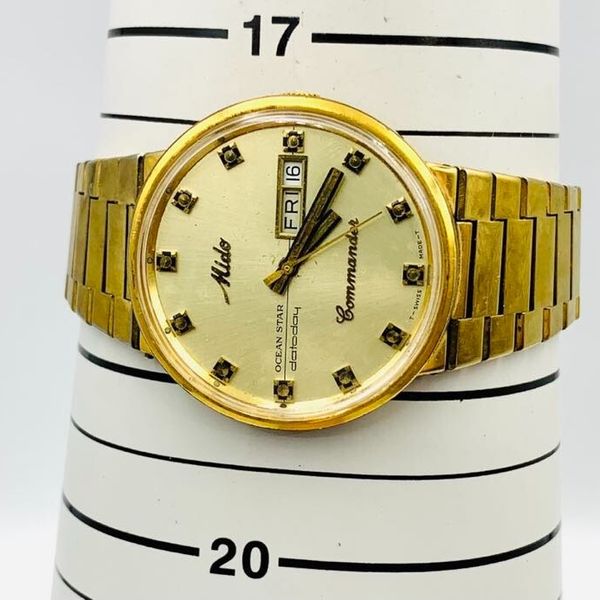 mido commander gold automatic read description and see all photos ...
