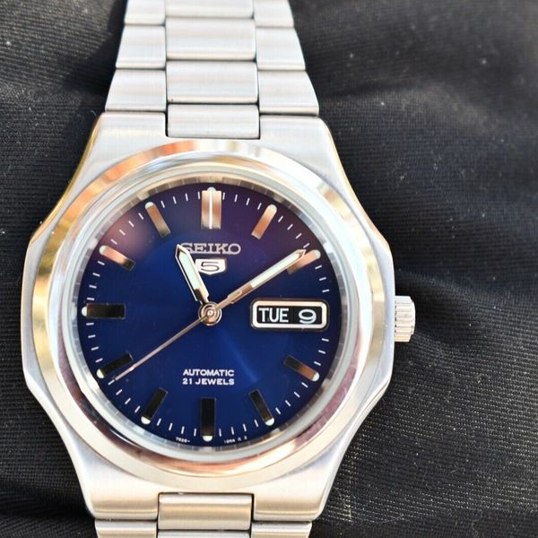 Seiko 5 SNKK45 Seikonaut Blue Dial | WatchCharts
