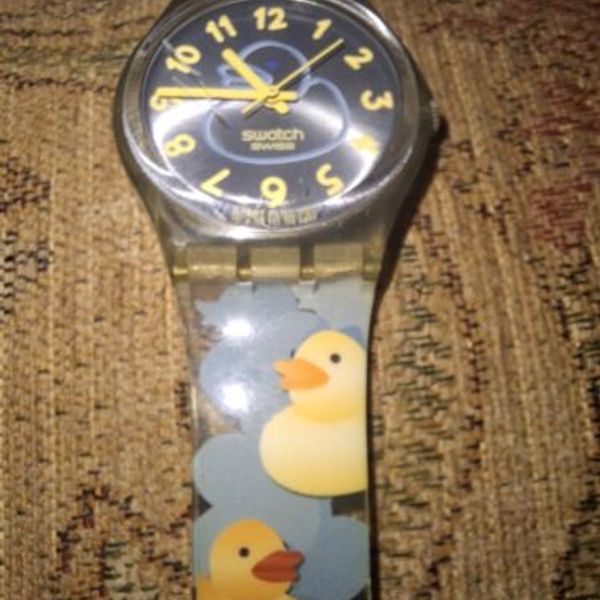 SWATCH 'Ducky Bath' Vintage Watch Rare Edition | WatchCharts Marketplace