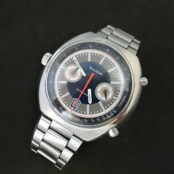 VINTAGE BULOVA "F" CHRONOGRAPH AUTOMATIC CAL 12 S. STEEL | WatchCharts ...