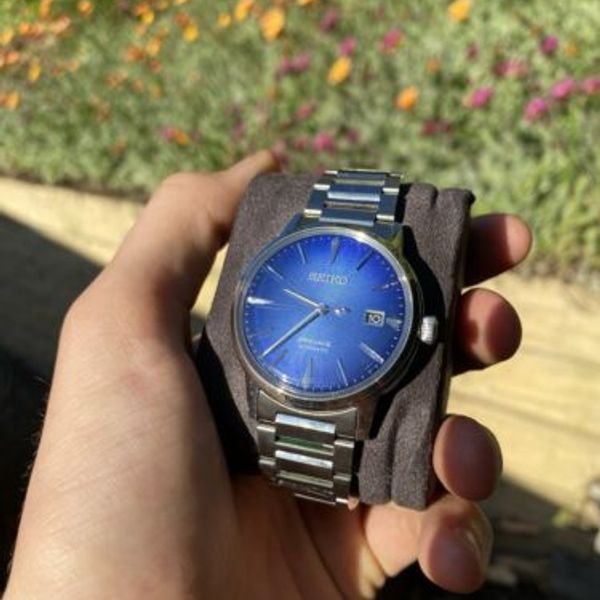 Seiko Presage Blue Men's Watch - SARY123 | WatchCharts Marketplace
