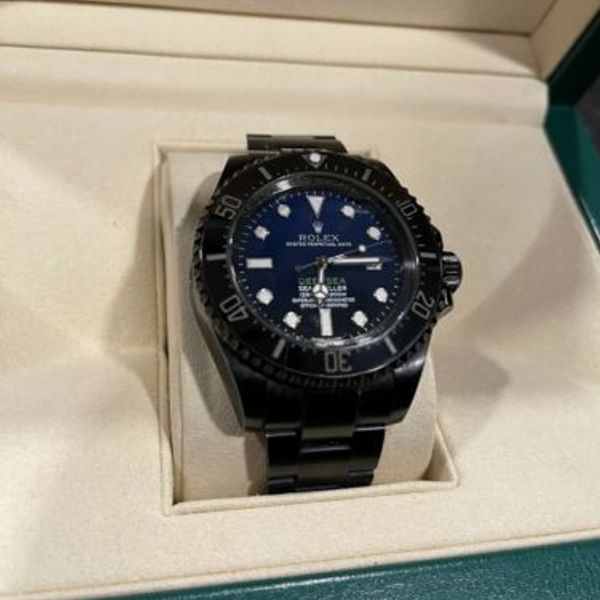 ROLEX DEEP SEA DWELLER 116660 44MM Deep Blue James Cameron Stainless ...