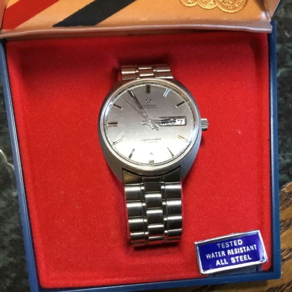 *Working for As-is* Vintage OMEGA Seamaster COSMIC TOOL.107 Automatic Silver Men | WatchCharts ...