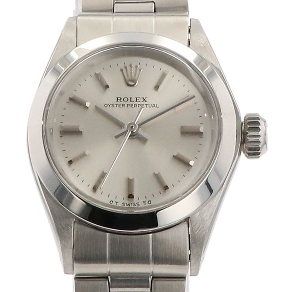 Rolex Rolex Oyster Perpetual 6718 Watch SS Automatic Silver Ladies ...