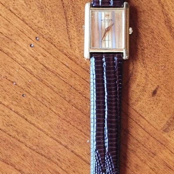 Raymond Weil 18k Gold EP Tank Must Style Women's Roman Classic Watch ...
