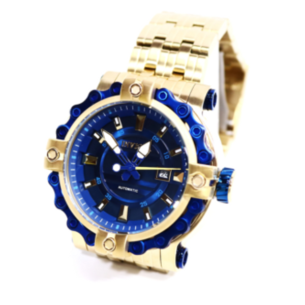 Invicta 32565 Mens Excursion 53.5mm Blue Dial Stainless Steel Automatic ...