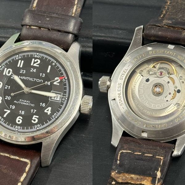 Hamilton Khaki Field H704450 Automatic Men's Wristwatch Working ...