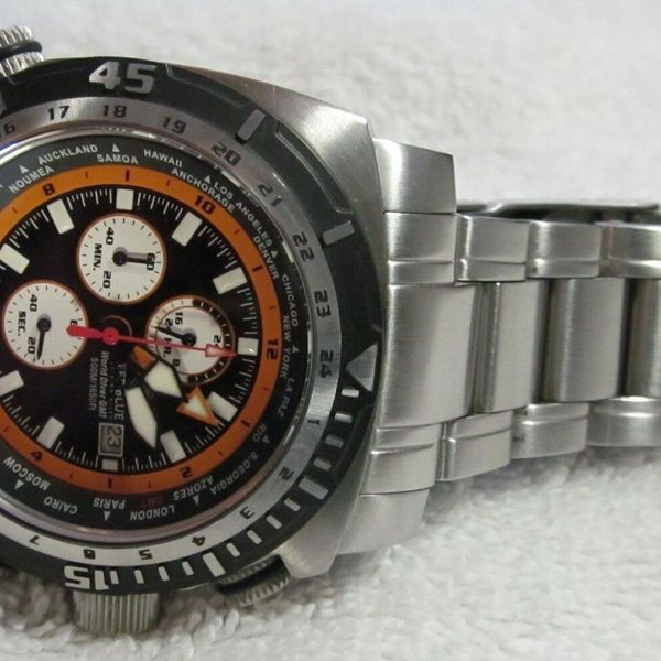 Deep Blue World Diver GMT (Rare) | WatchCharts Marketplace