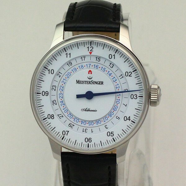 MeisterSinger Adhaesio AD901 Automatic 43mm Stainless Steel Wristwatch ...