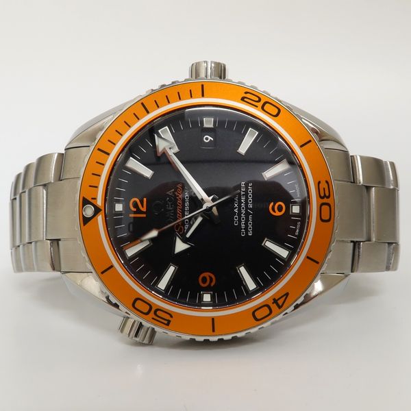 Omega Seamaster Planet Ocean Orange Bezel 42MM Black Dial 232.30.42.21 ...