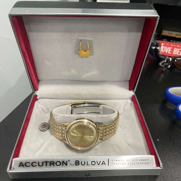 Bulova Accutron 214 GF Doctors Watch w/JB Champion Band, Running, Box ...