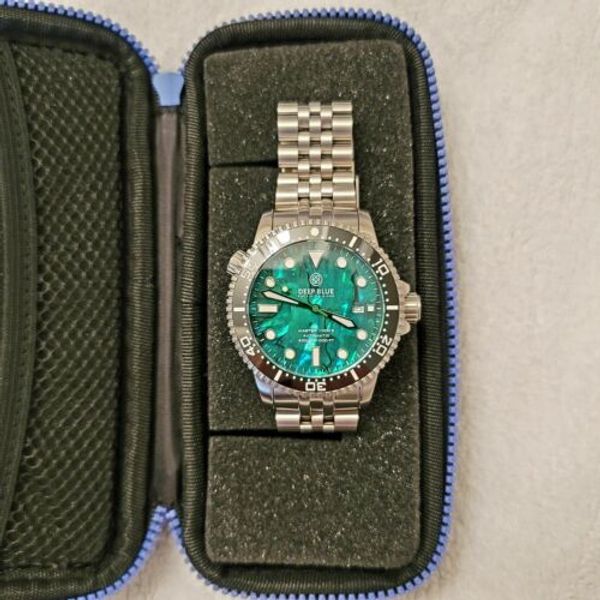 Deep Blue Master 1000 Gen 2, Sapphire Crystal, Ceramic Bezel, green ...