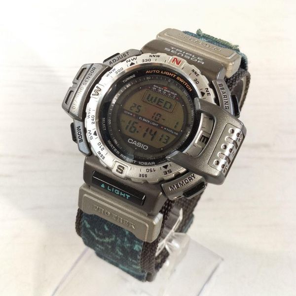 Casio ProTrek PRT-40 Triple Sensor Quartz Watch Used | WatchCharts ...