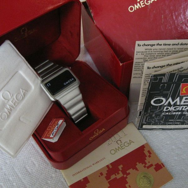 RARE VINTAGE OMEGA CONSTELLATION LED WATCH CAL 1602 WITH ORG BOX ...