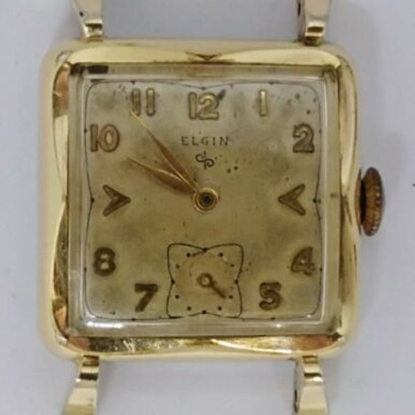 Vintage 1950's Elgin 683 Tank Watch 10k RGP Bezel to Restore ...