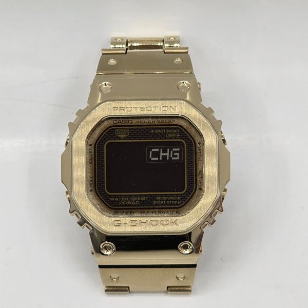 Casio G-Shock GMW-B5000 TOUGH SOLAR R009 Gold Stainless Steel Menâ s ...