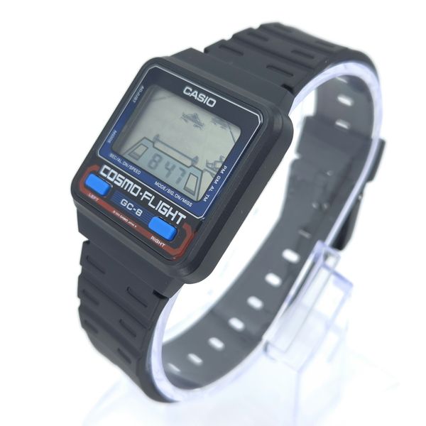 NOS CASIO GC-8 COSMO FLIGHT GAME VINTAGE DIGITAL WATCH JAPAN 1985 ...