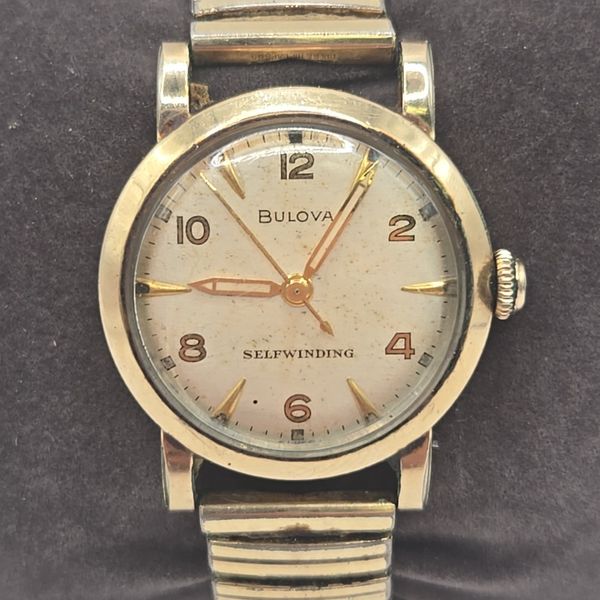 Vintage Bulova Self-Winding Gold Tone Men's Wristwatch | WatchCharts ...