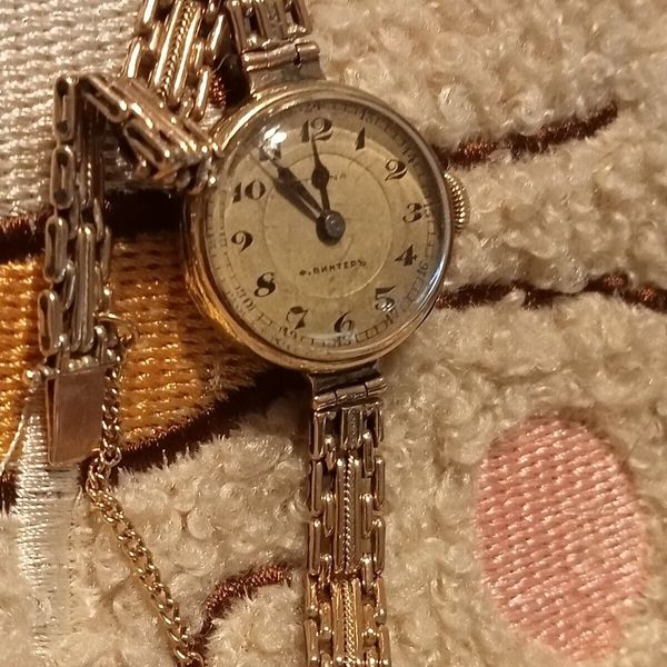 Eterna. A lady's 14K gold manual winding watch and Band | WatchCharts ...