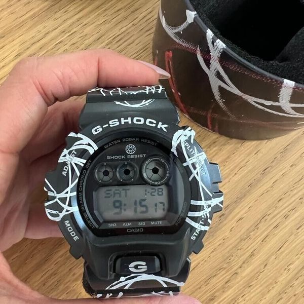 Casio G-Shock x Futura Limited Edition Black/White Digital Watch GD ...