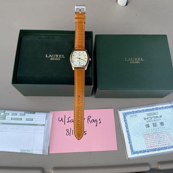 [WTS] Seiko Laurel - LJAK600 | 18K Gold Bezel | 925 Sterling Silver ...