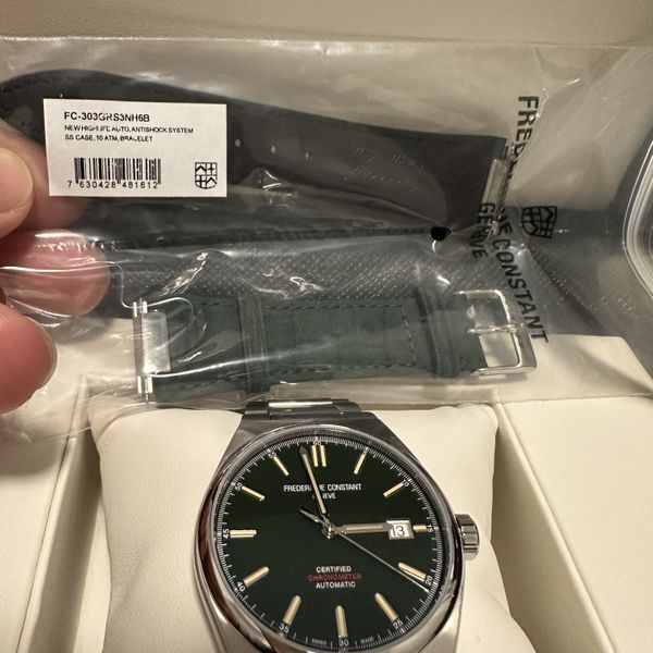 BRAND NEW Green Frederique Constant Highlife COSC Chronometer 39mm ...