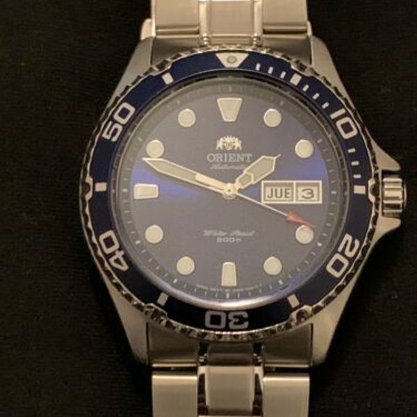 Orient Ray II Automatic Blue Dial Watch FAA02005D9 | WatchCharts