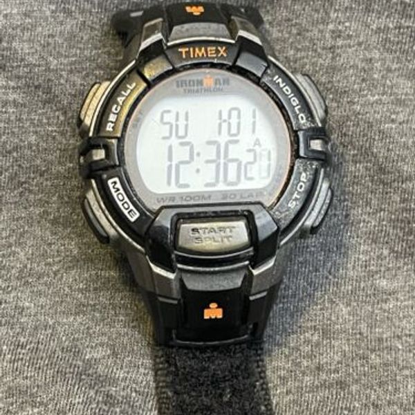 Vintage Timex Ironman Triathlon Runners Digital Watch 30 Lap Lot ...