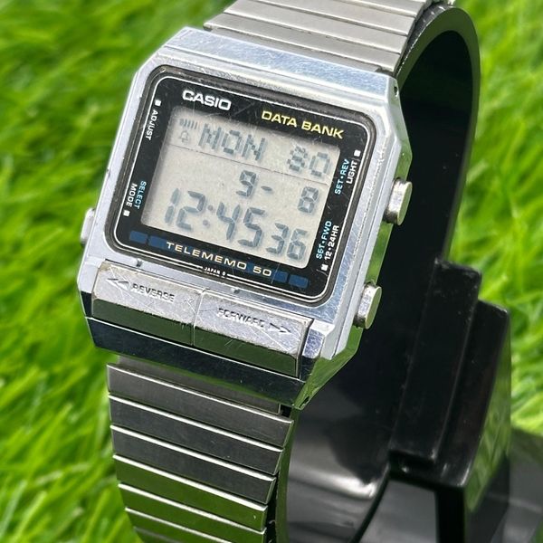 Vintage Digital Casio Data Bank Telememo 50 DB-510 Japan Made Men's ...