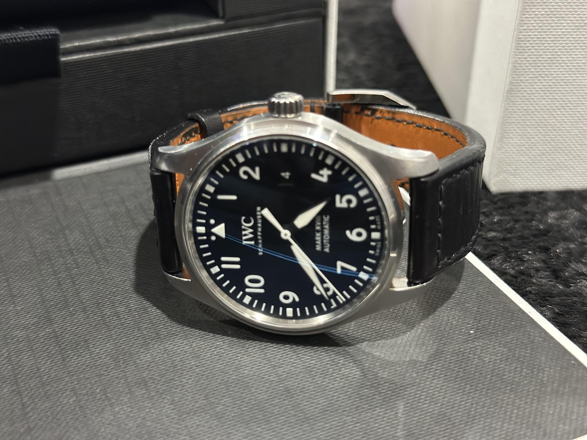 [WTS] IWC Pilot Mark XVIII Black Dial - IW327009 | WatchCharts Marketplace