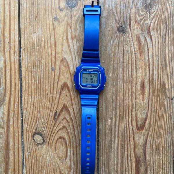 Casio F-108WH Digital Blue Watch | WatchCharts Marketplace