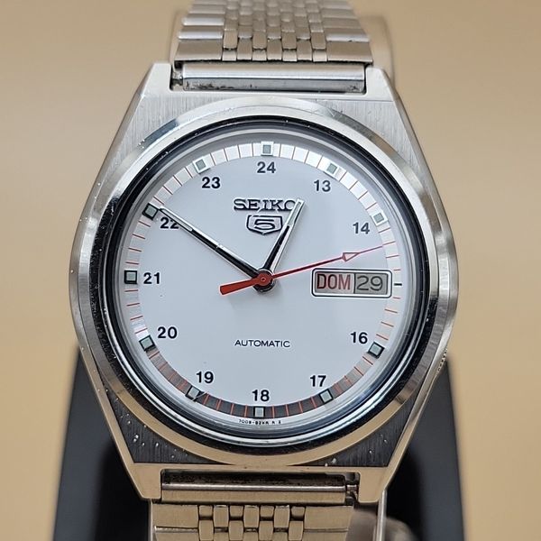 Seiko 5 7009-876A Analog Automatic Mens Vintage Watch Mens 8" Wrist | WatchCharts Marketplace