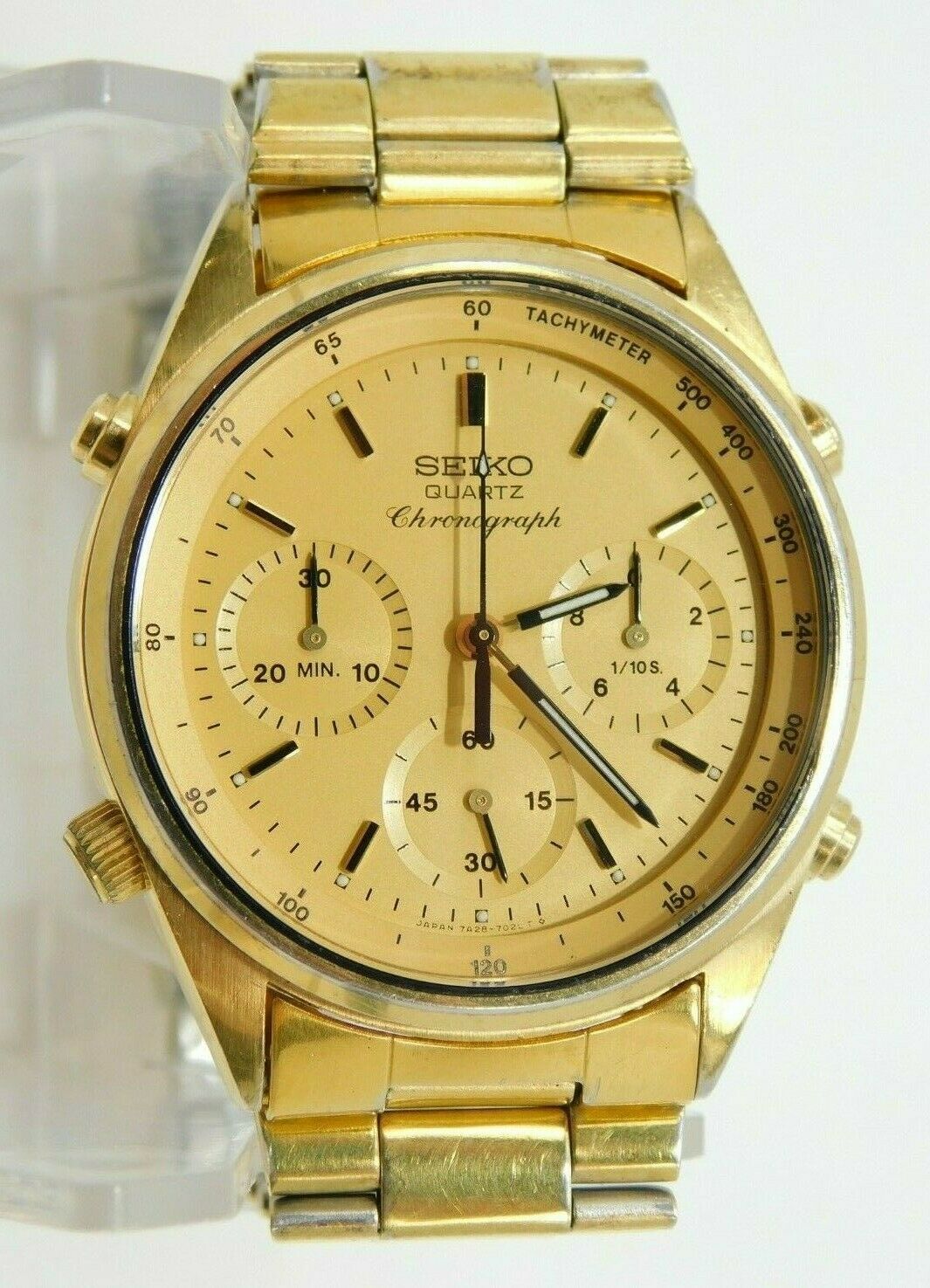 Vintage Seiko Chronograph Quartz Wristwatch 7A28-7029 - Works | WatchCharts Marketplace