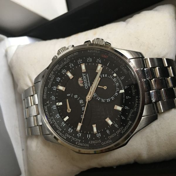 Orient World Timer with Power Reserve | WatchCharts Marketplace
