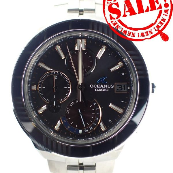 Casio Oceanus Manta Radio Solar Amber Sensuji Limited Quantity OCW ...