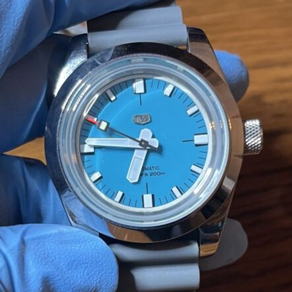 40mm Tiffany Blue Seiko Mod NH Movement Automatic | WatchCharts Marketplace